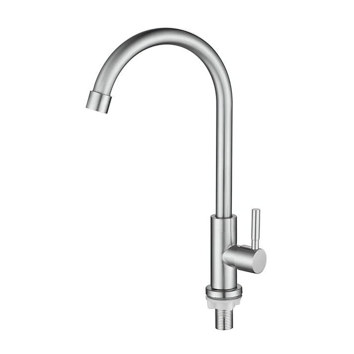 FAUCET Swan Neck Swivel SS Kitchen Tap | Kitchen Warehouse LK