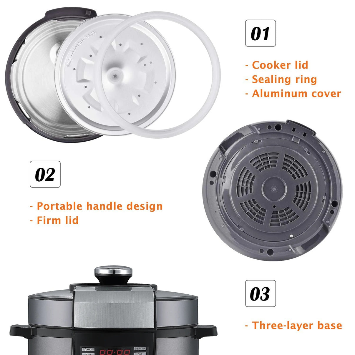 Hoffman 10 in 1 Multi Pressure Cooker | Kitchen Warehouse LK