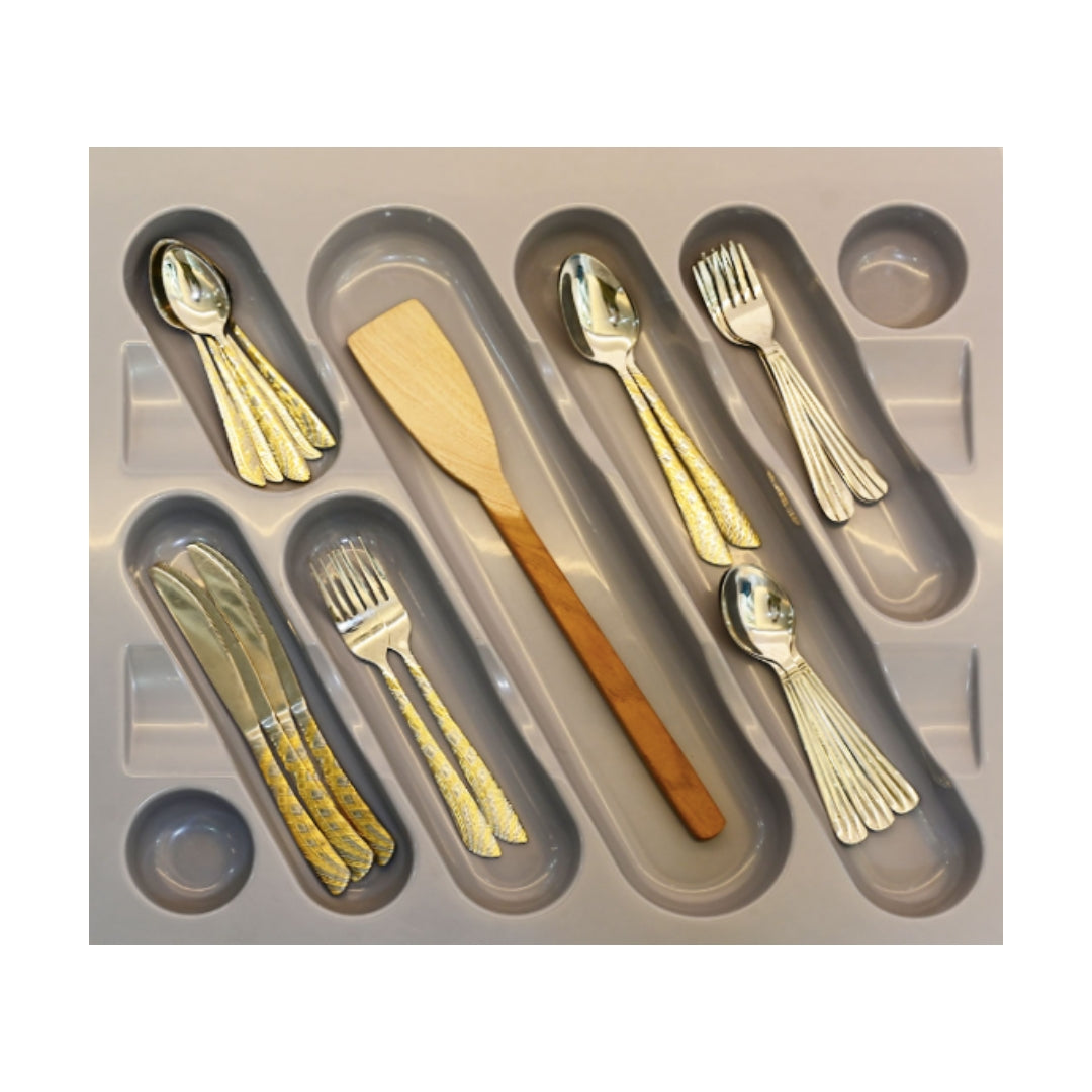 Custom Fit Cutlery Tray Grey - 600E | Kitchen Warehouse LK