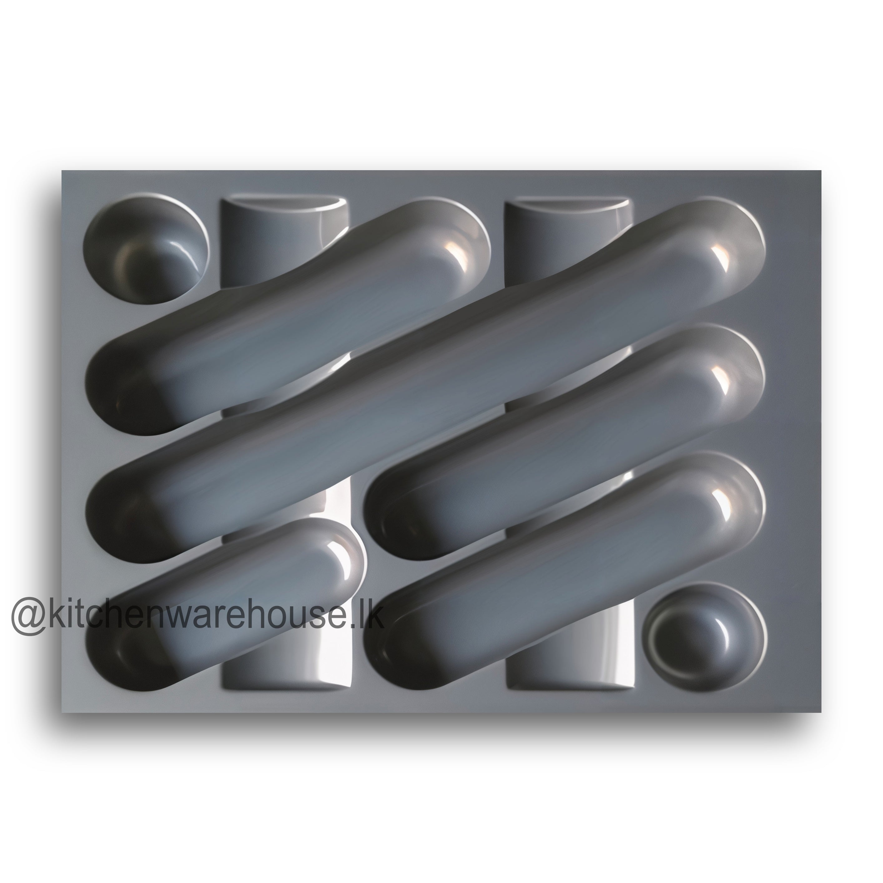 Custom Fit Cutlery Tray Grey E0301